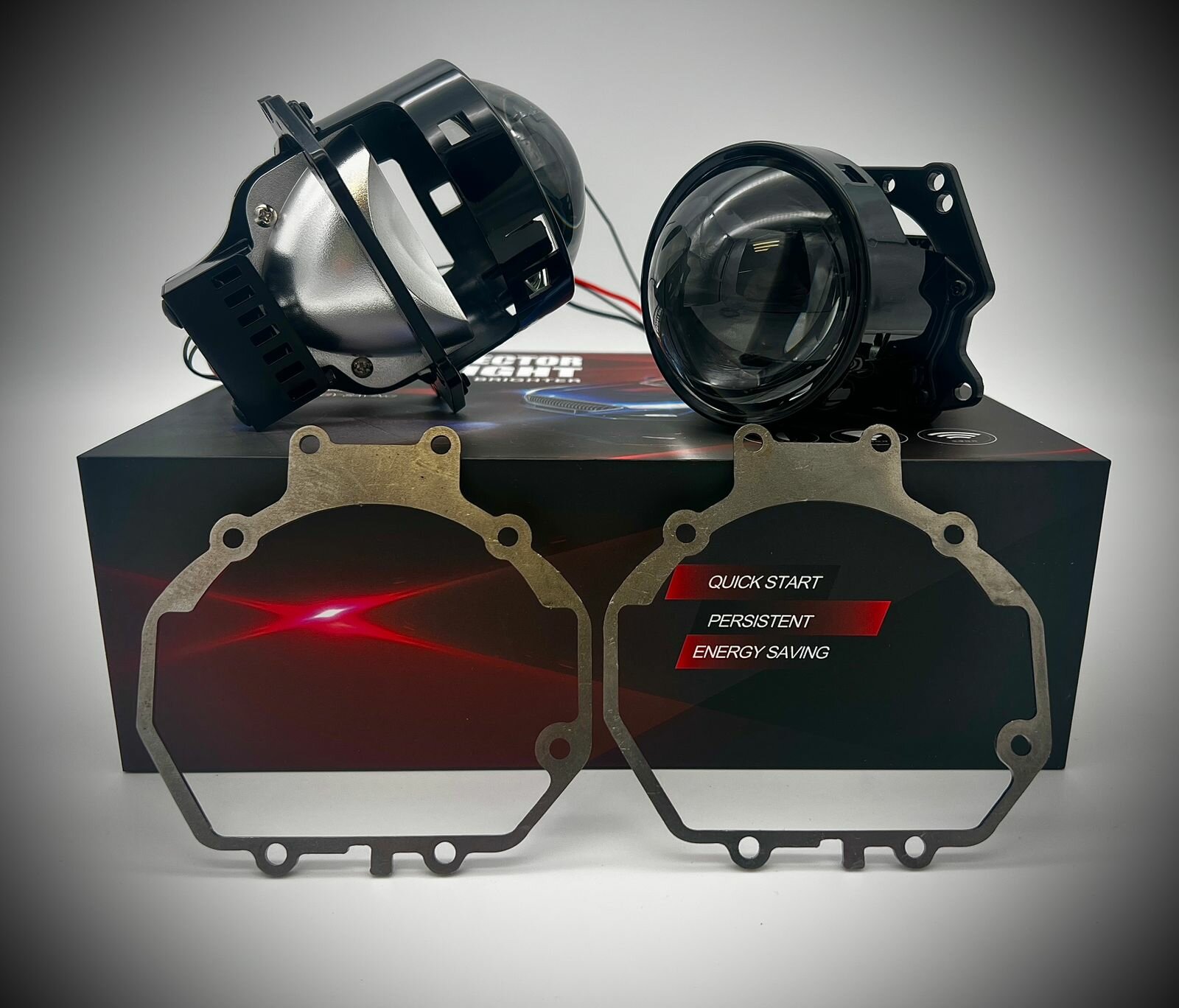 Би лед линзы для Subaru Outback BR 2009-2015 / Светодиодные линзы на Субару Аутбек - Bi Led