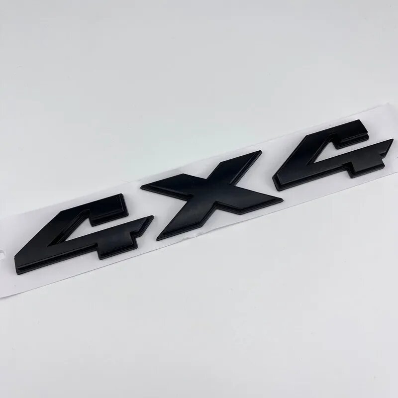 4X4 логотип, этикетка на багажник, автомобильные наклейки для Dodge RAM 1500 2500 Jeep, внедорожник Grand Cherokee Herdsman, ремонт с 4 колесами matte black, big 21X3.2cm