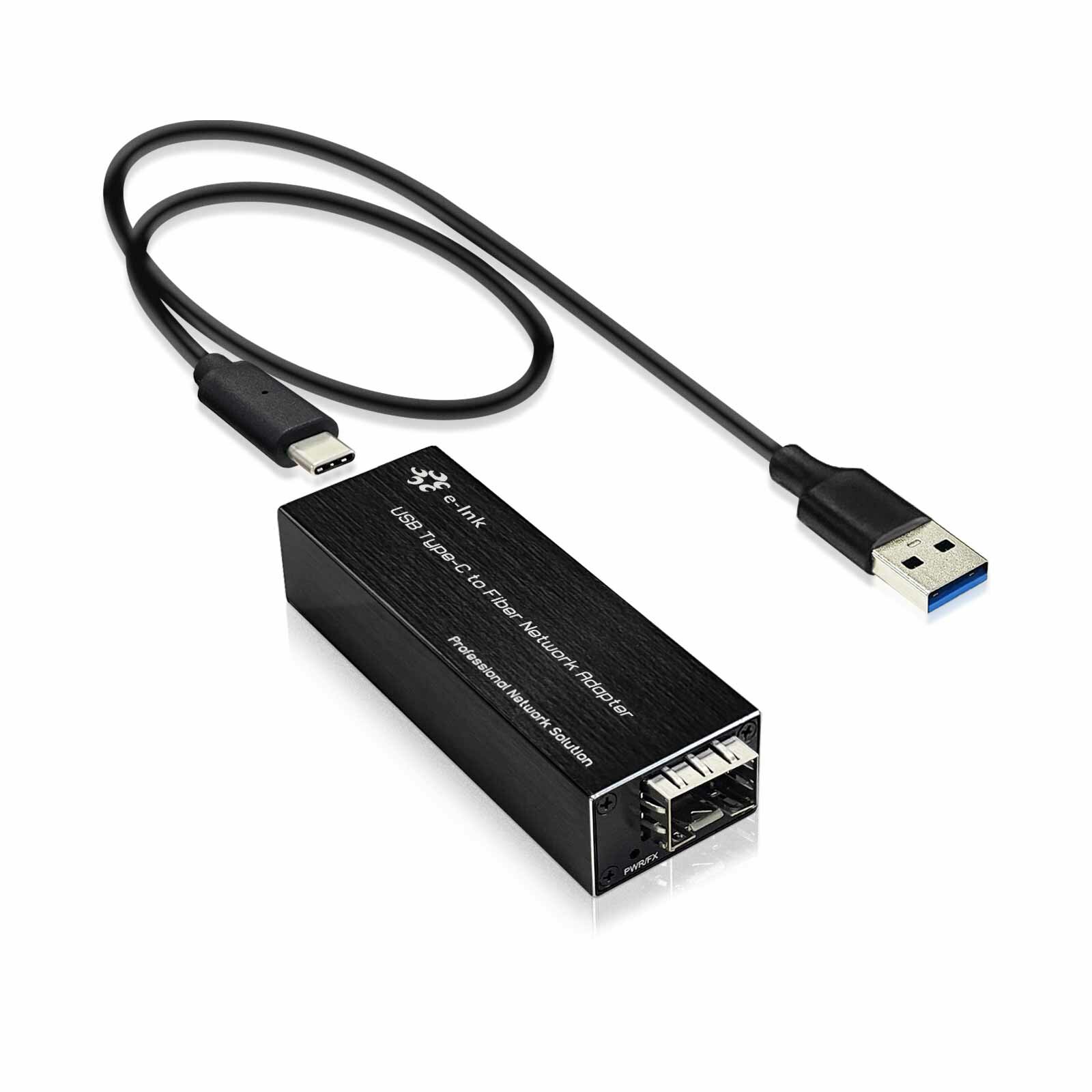 Сетевой адаптер Mini SFP — 3.0 USB-C — оптоволоконный адаптер