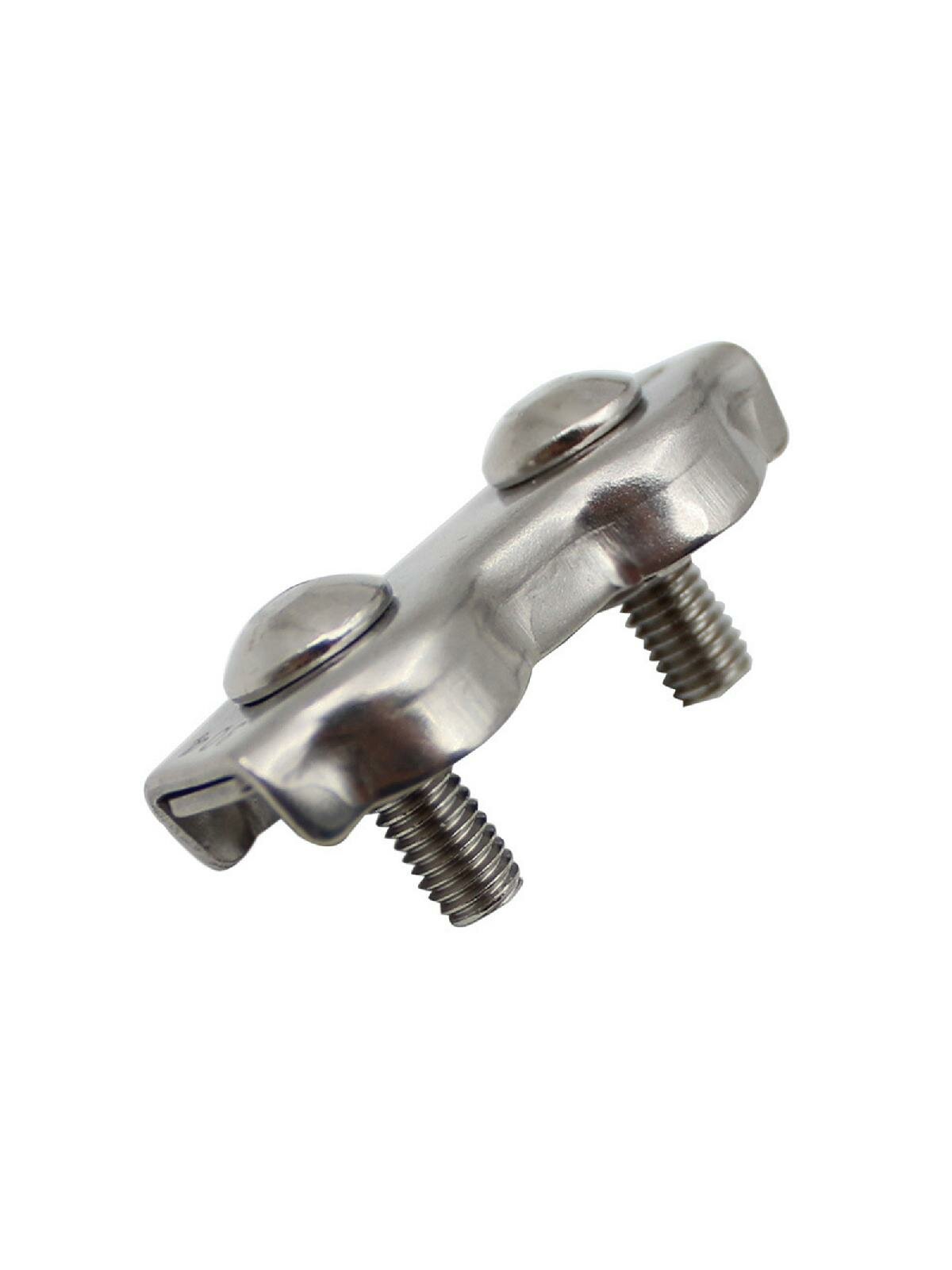 Сверхмощное фиксирующее устройство из нержавеющей стали Двойной зажим для авиационного троса