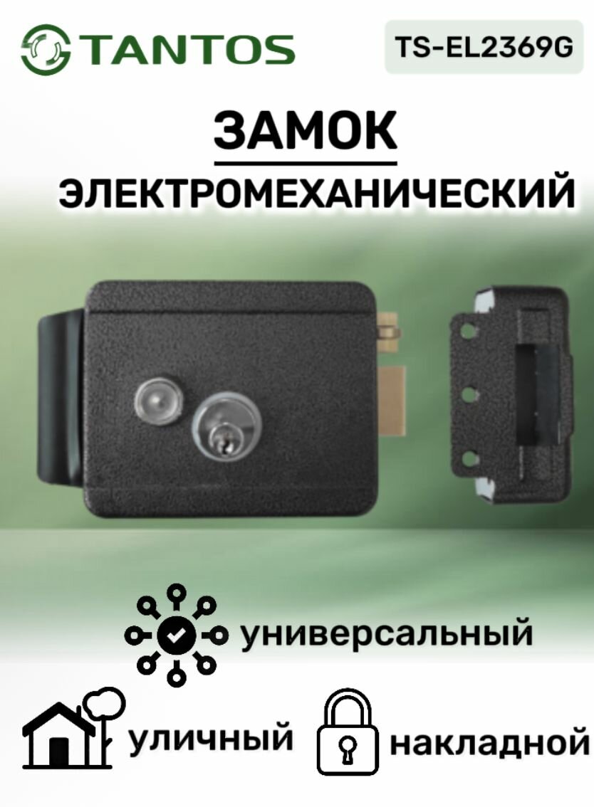 Замок электромеханический TS-EL2369G