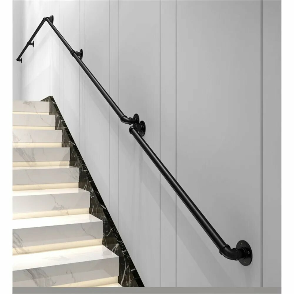 Лестничные перила из кованого железа, ограждение коридора, нескользящие ограждения коридора, 150CM