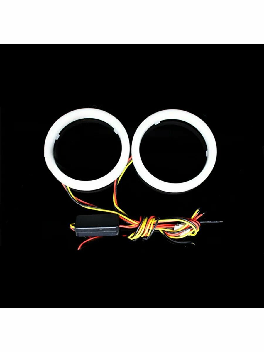 2 ДХО И Поворотника Для Фар 95мм Angel Eyes