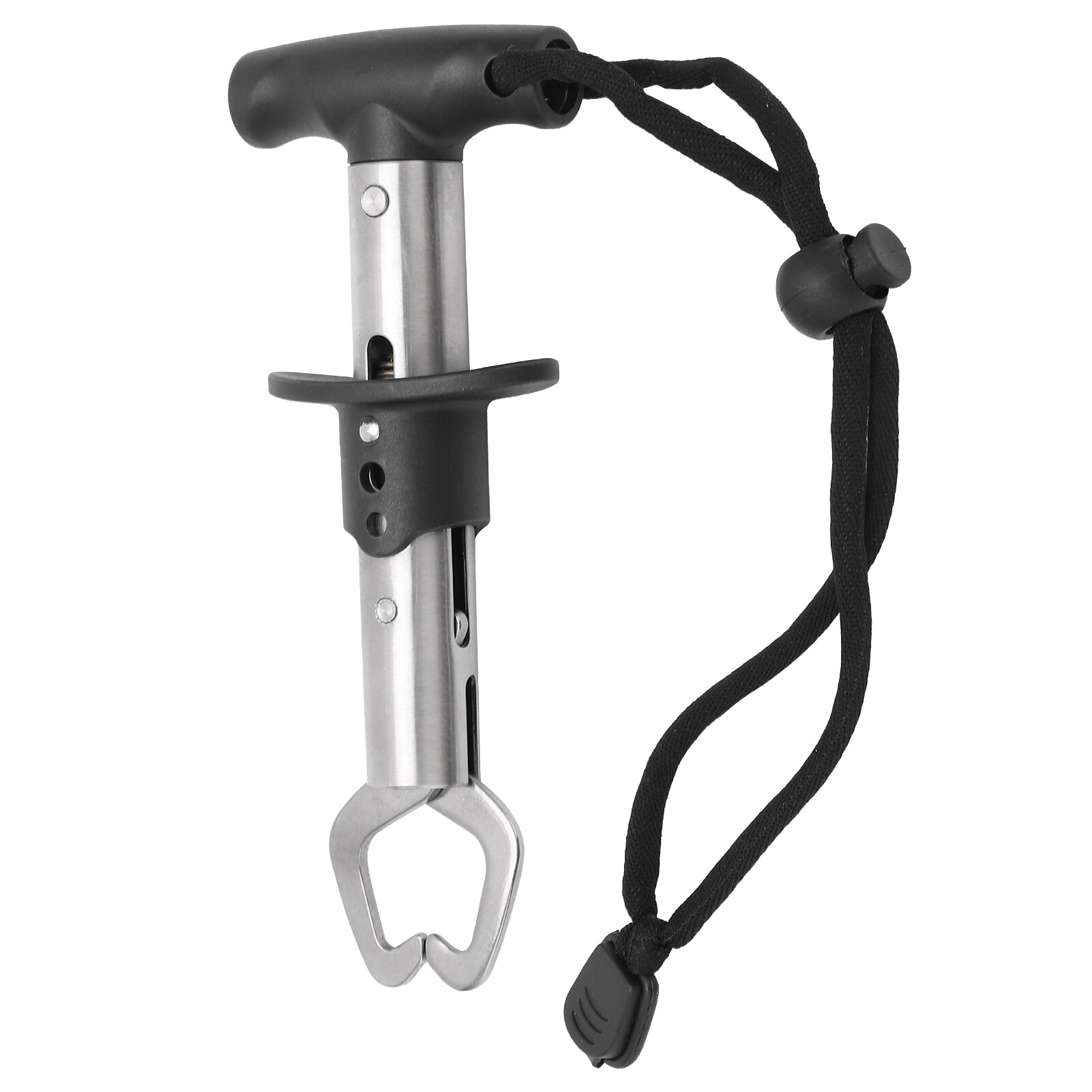 Fish Grip Lip Trigger Lock Gripper Clamp Pliers Grab Stainless Steel Fishing Tool