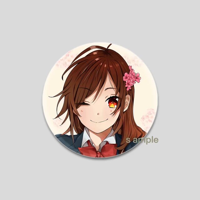 58/44/32 мм аниме CloverWorks, круглые мягкие пуговицы, милая брошь в виде фигуры для рюкзака, украшения одежды, модные подарки