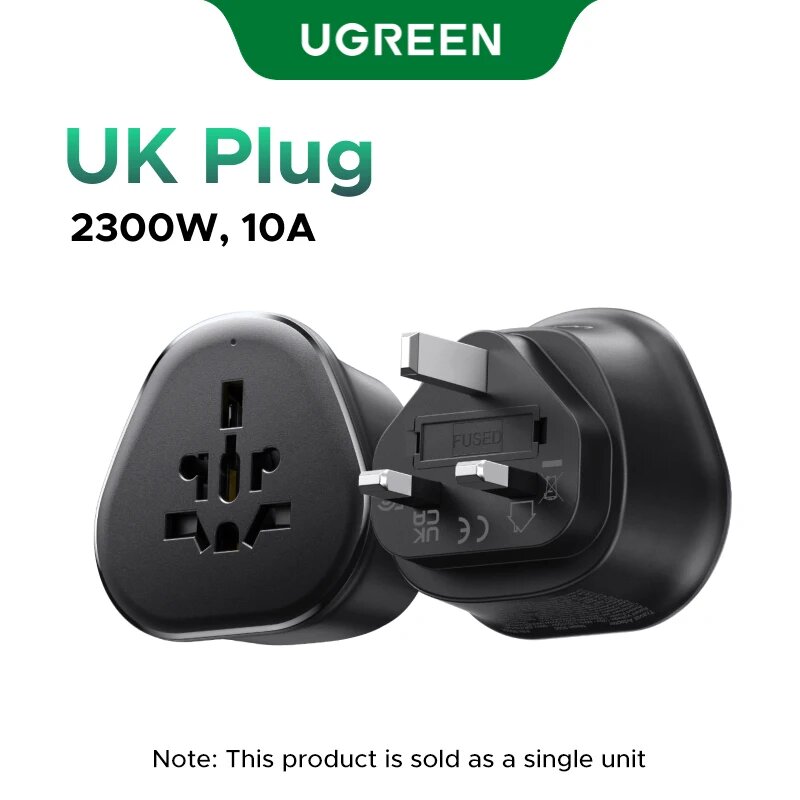 UGREEN UK Plug 2300W, 10A