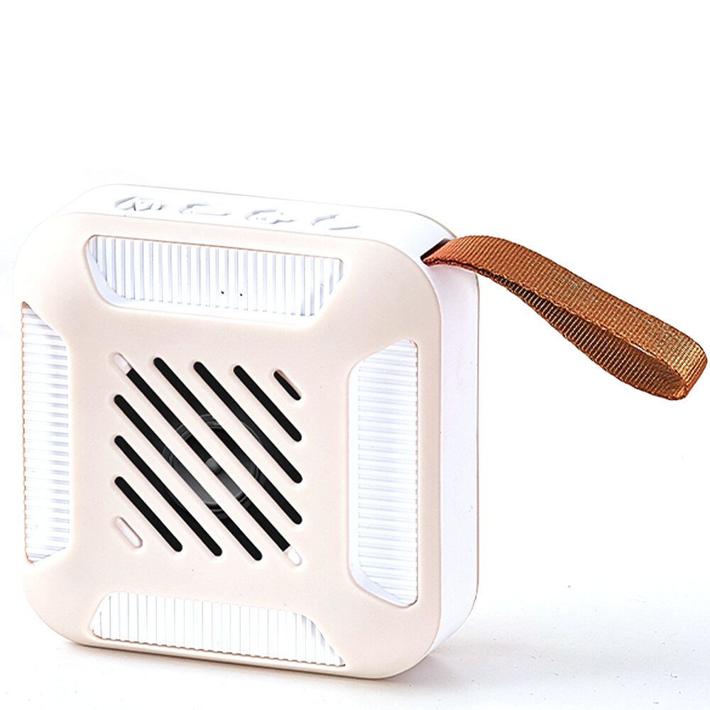 Колонка BT5.3 Водонепроницаемая IPX7 Портативная Малая, Беспроводная Душовая Колонка, Соединение серии TWS, 36H Длительное Эндюранс для Телефона Планшета Ванна Кухня, Черный Кожа tone Красный, 45mm Драйвер, 500mAh Батарея, 3W Мощность, 89*89*43mm Размер,