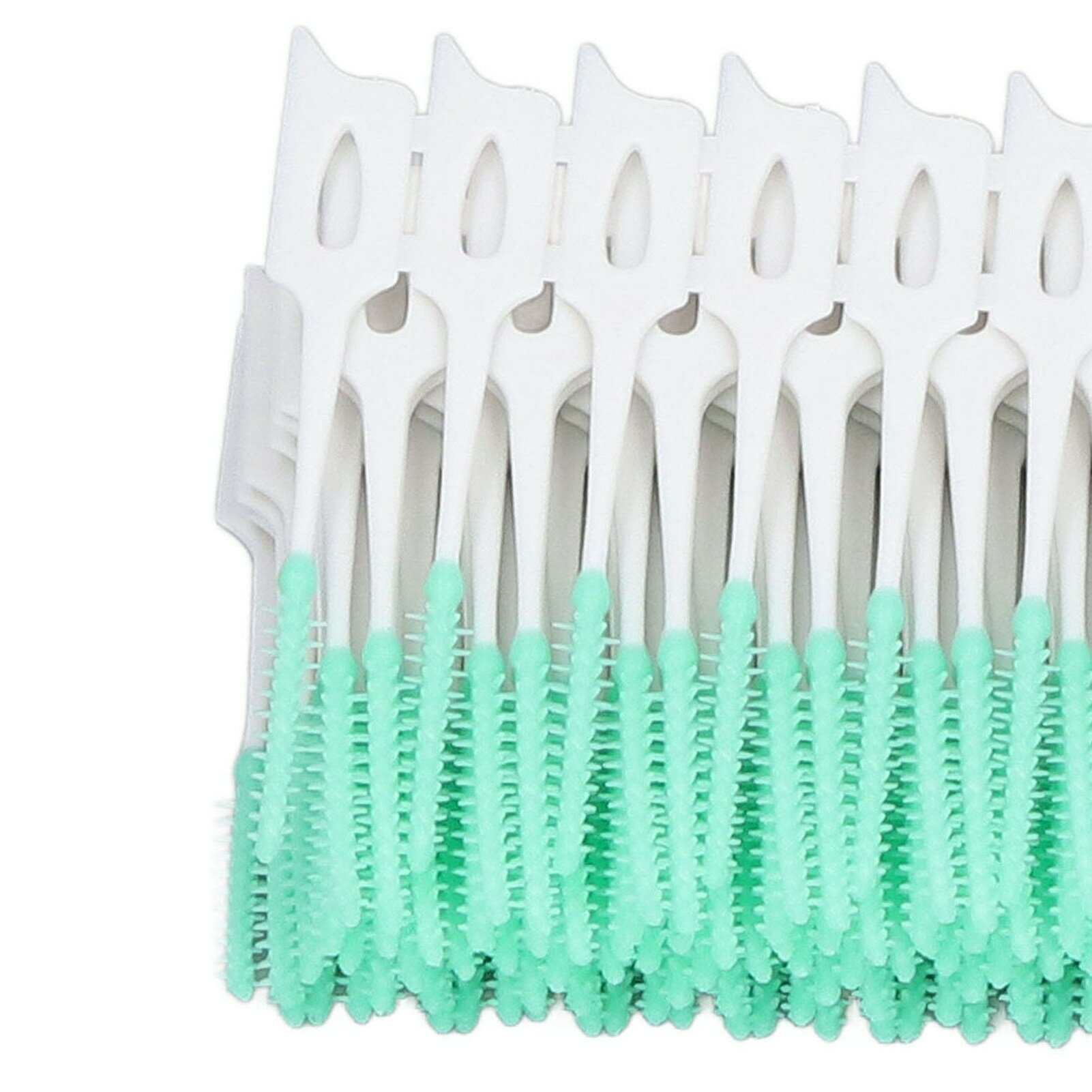 Межзубная щетка одноразовая мягкая зубная нить для чистки зубов зубочистки для ухода за полостью рта взрослые дети 160 шт. зеленый