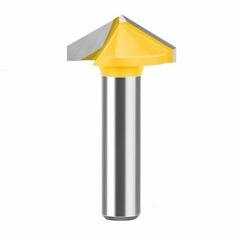 V-образный нож, трехмерный компьютерный гравировальный деревообрабатывающий v-образная фреза-8x22x120 градусов