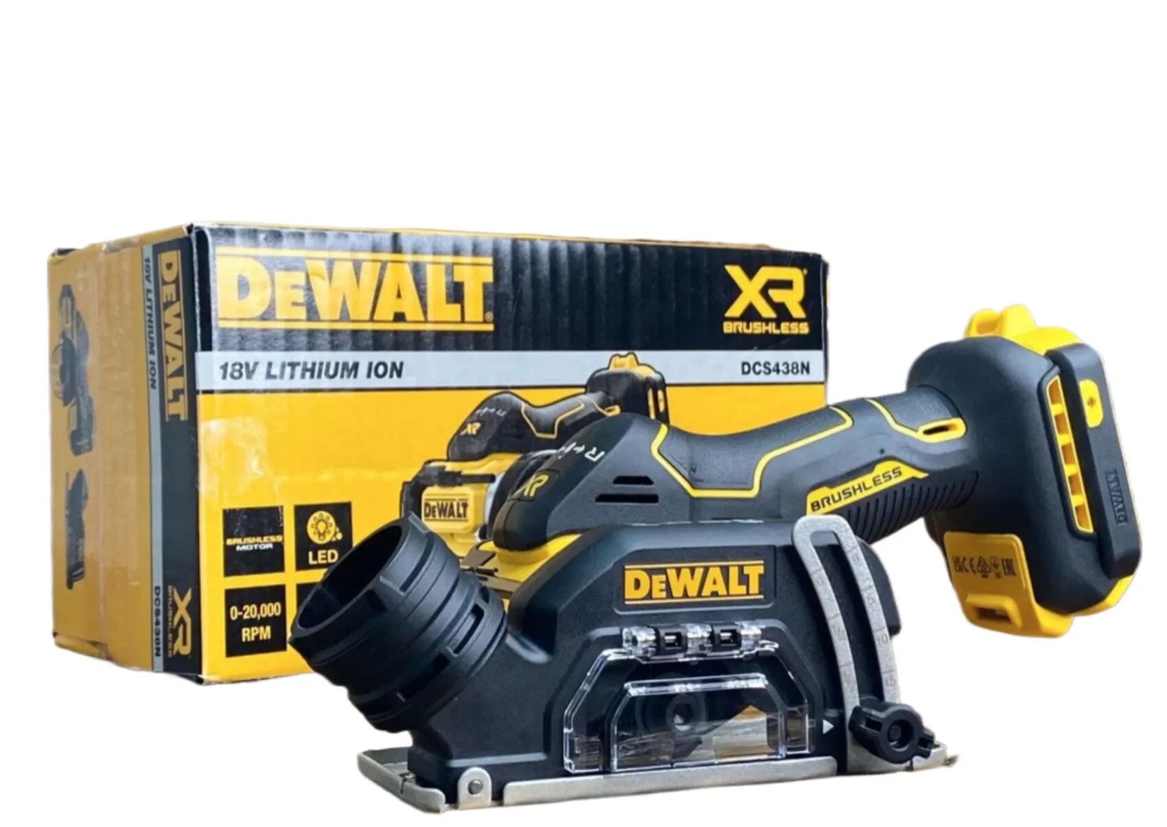 Аккумуляторная дисковая пила DeWALT DCS438N, 18V, Europe Version