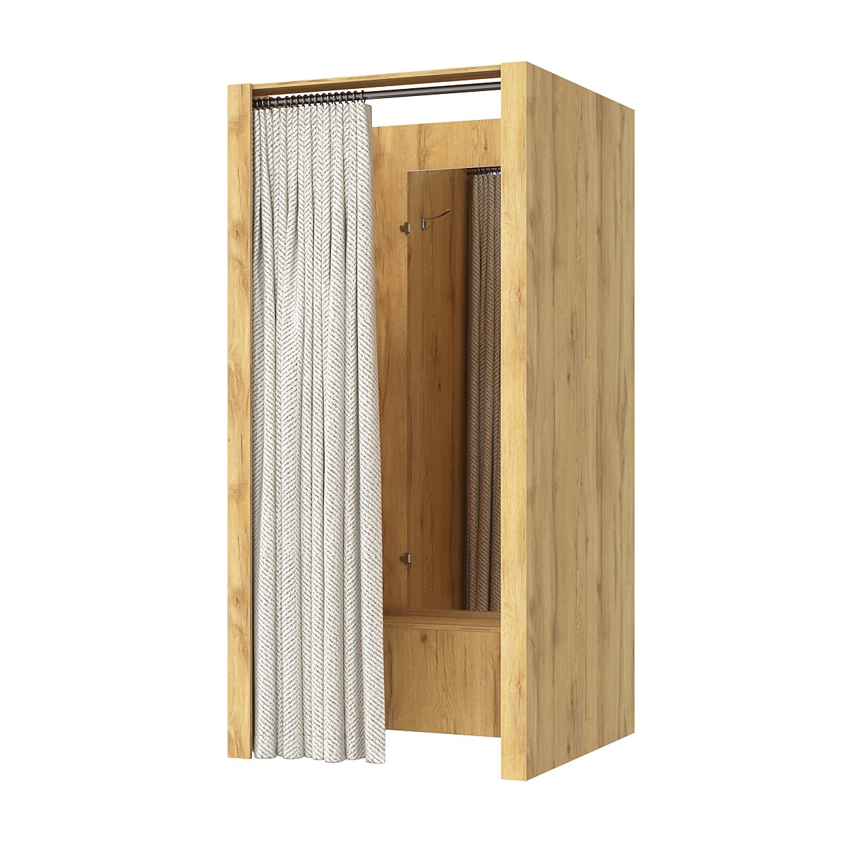 Примерочная "вайт стайл" №1, Дуб Золотистый. Производитель товара - компания Westcom.