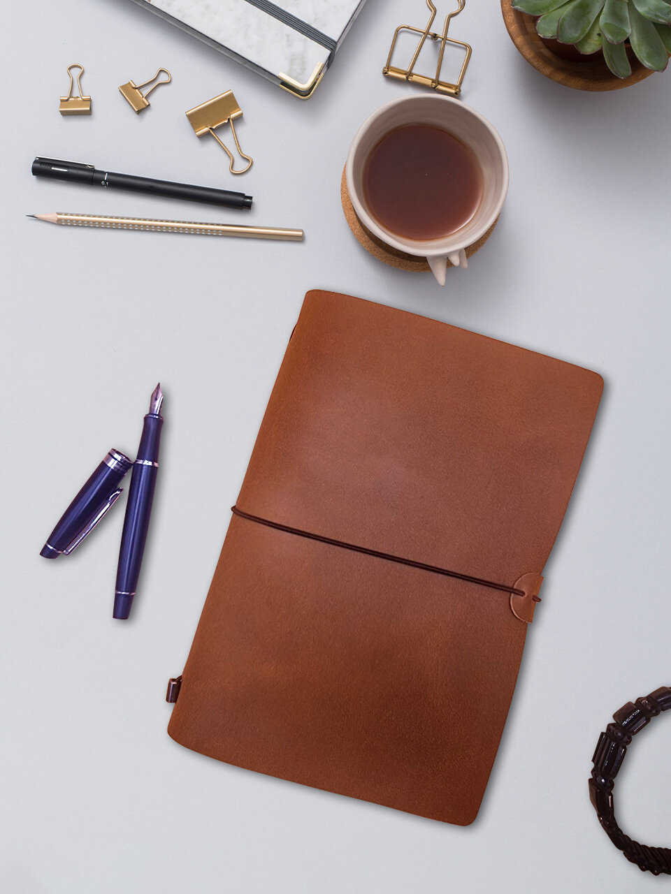 Ежедневник недатированный А5, блокнот для записей подарочный