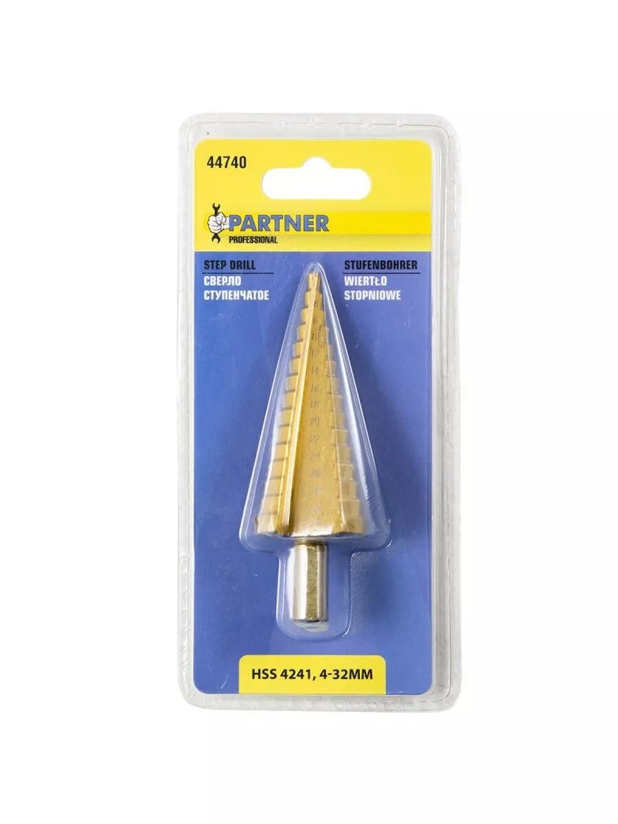Сверло ступенчатое по металлу 4-32мм