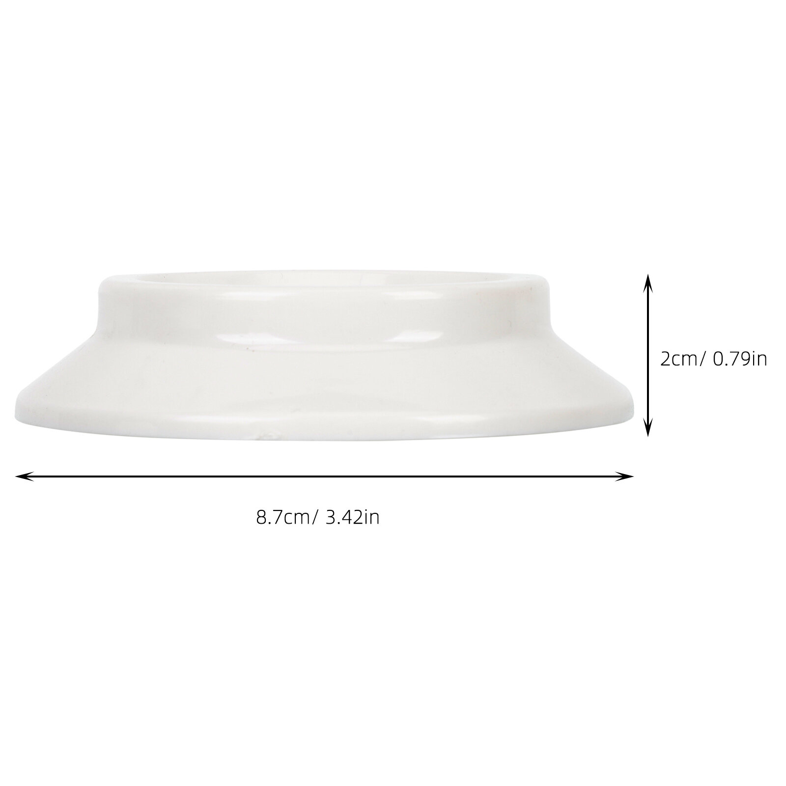 Коврики Для Пианино С Противоскользящим Эффектом 8PCS Размер 8.70X8.70X2.00CM Белый