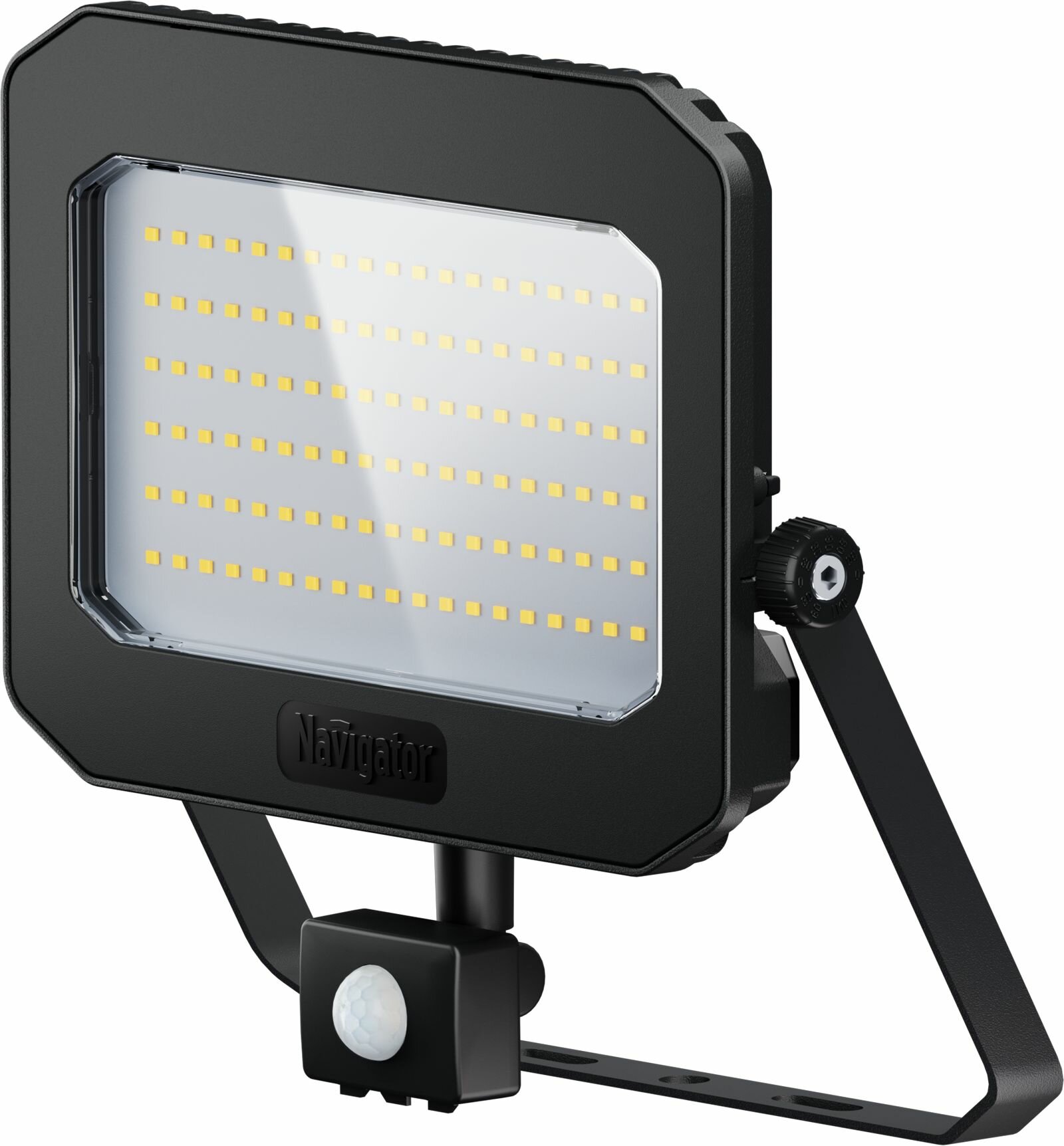 Прожектор LED 100Вт Нейтральный свет 12500Лм 4000К c датчиком движения NFL-05-100-4K-BL-D110-SNR-LED Navigator, уп. 1шт
