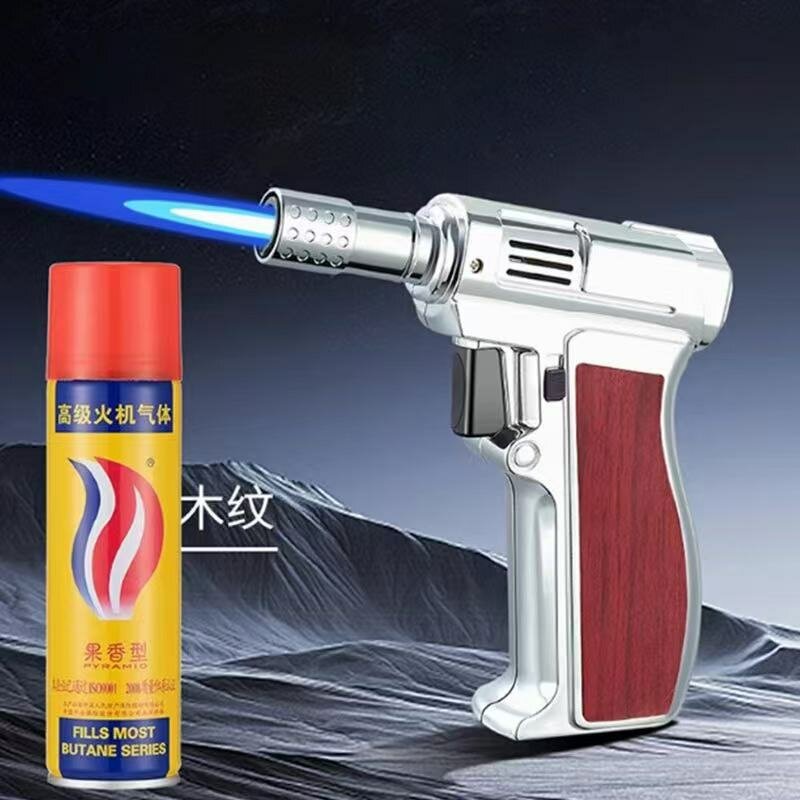 Кросс-бордерный мощный ручной надувной сварочный горелка с фиксацией пламени, перевернутым воспламенителем, многофункциональная высокотемпературная горелка