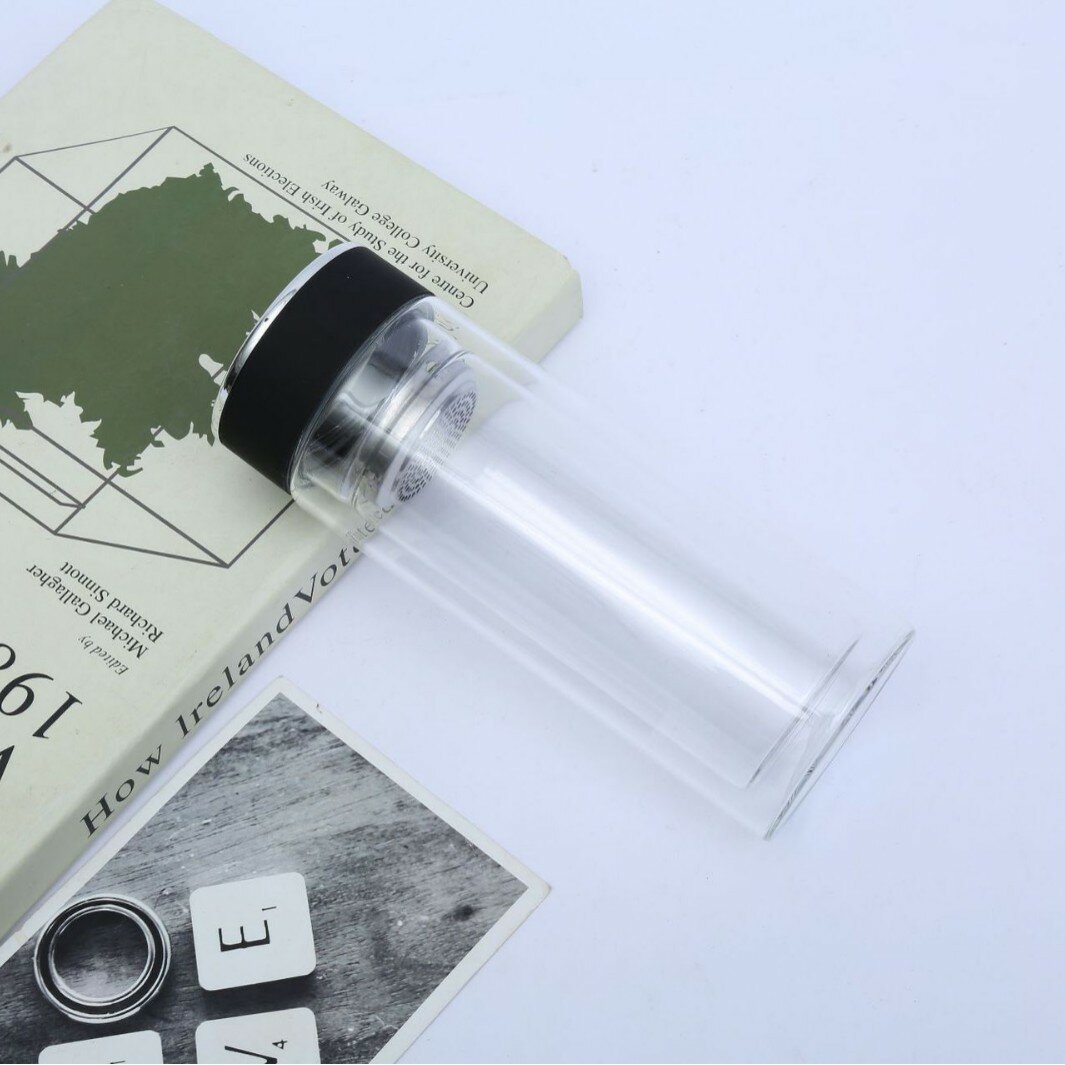 Промо-кружка с гравировкой, печатью логотипа, рекламная стеклянная кружка, оптовая продажа, двухслойная стеклянная кружка