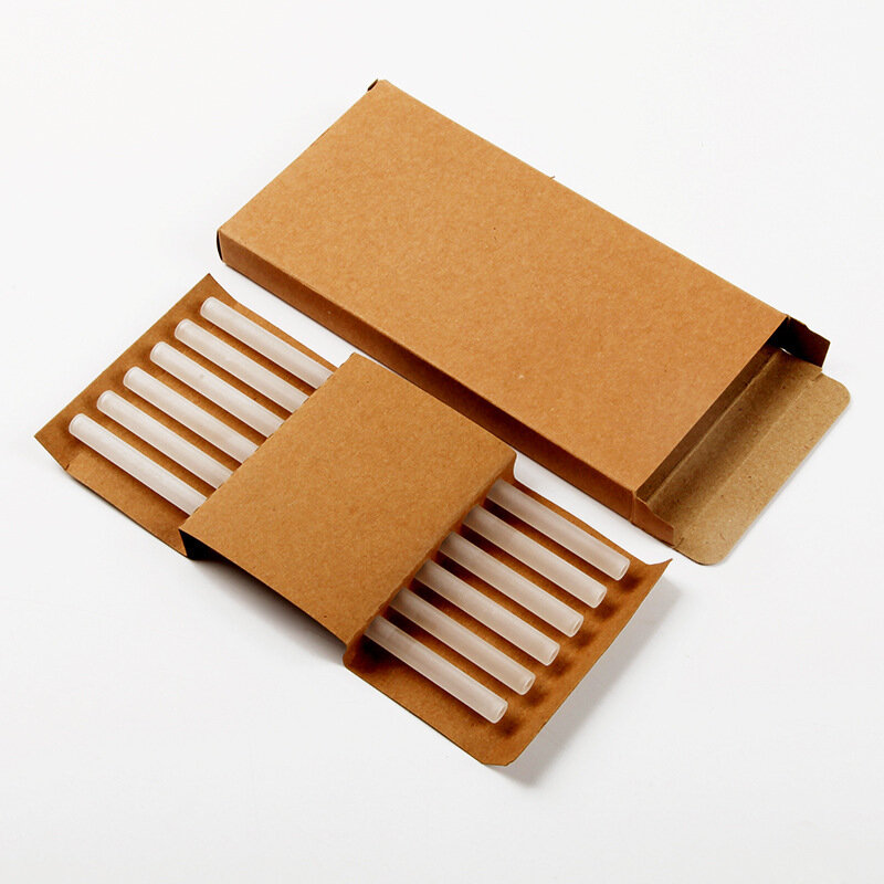 Набор прозрачных стеклянных трубочек из высококачественного боросиликатного стекла, термостойкие, долговечные, многоразовые, легко чистящиеся, для соков и напитков