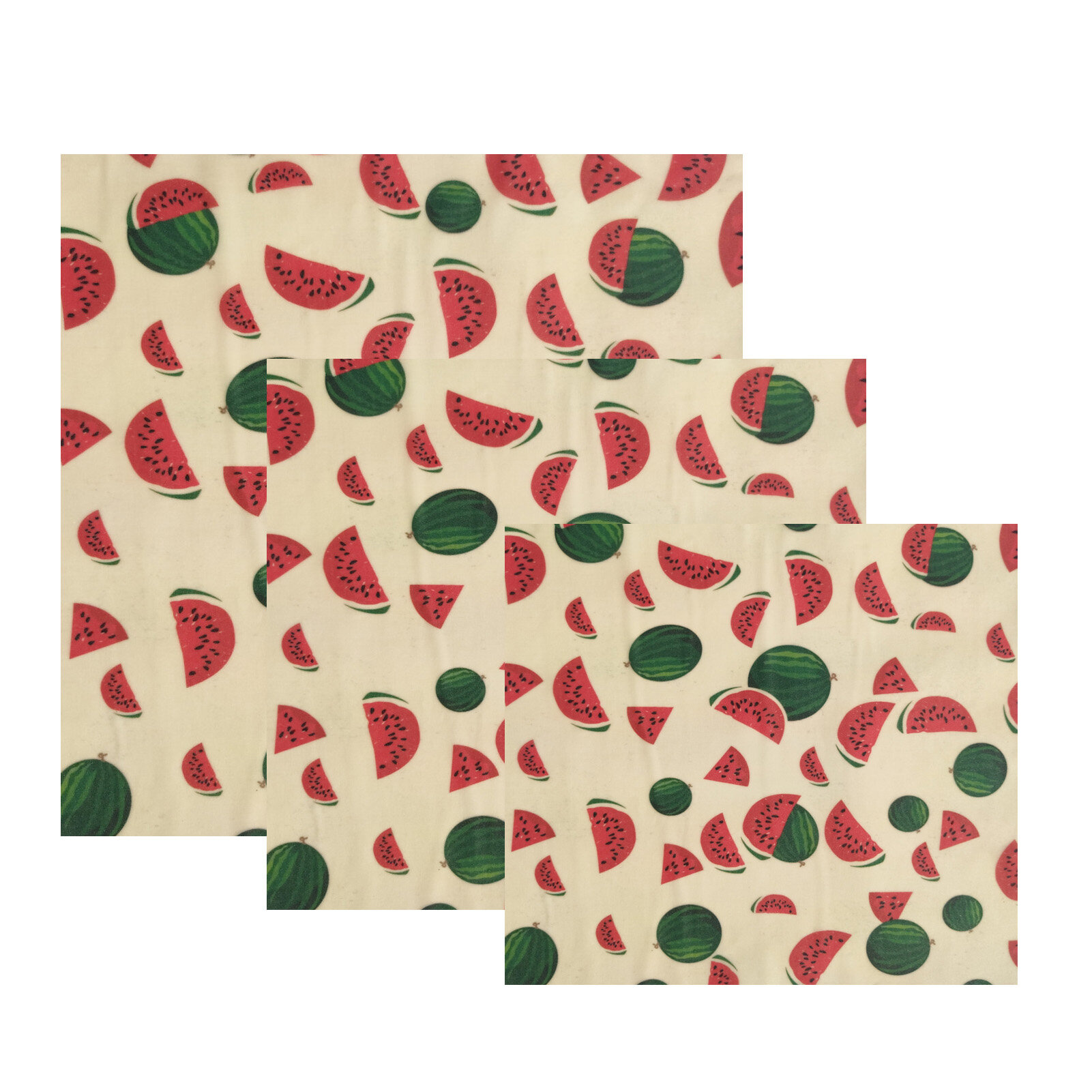 Beeswax Food Wraps Wrapper Cotton Beeswax 1# 2# 3# 4# 1Pack 3 pcs S/M/L 3 Size Washable Food Storage Sandwich Bread Fruit Vegetables Package Size 210*180*20mm Package Weight 100g