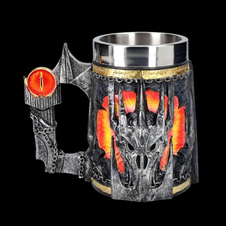 Кружка LoTR сталь 600мл эльфийская пиво кофе