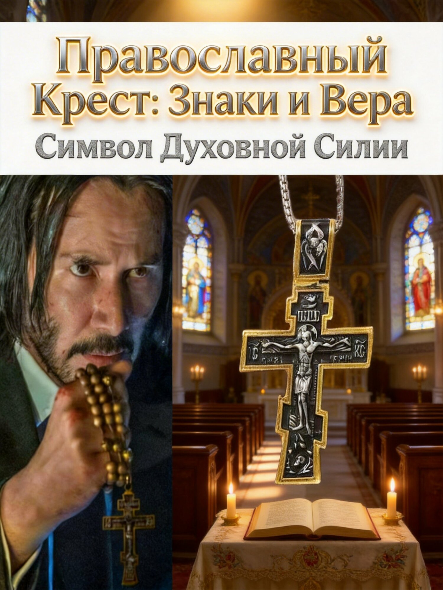 Православный нательный крест с Иисусом, символ веры и молитвы для ношения каждый день