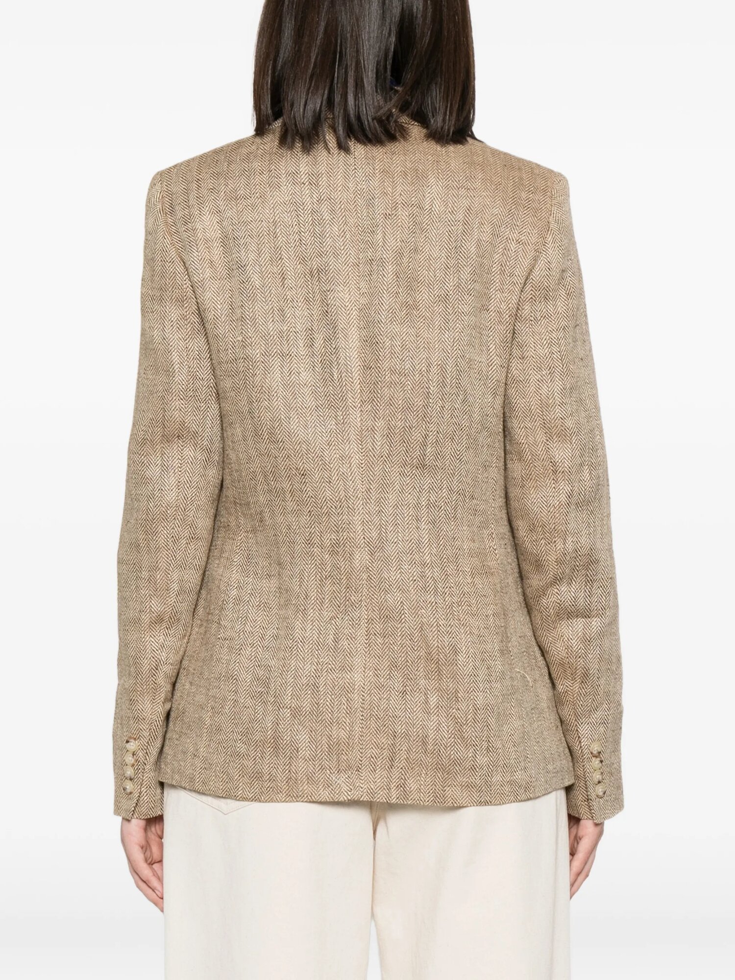 Пиджак Lauren Ralph Lauren Herringbone-pattern blazer, размер 4 — фото 1