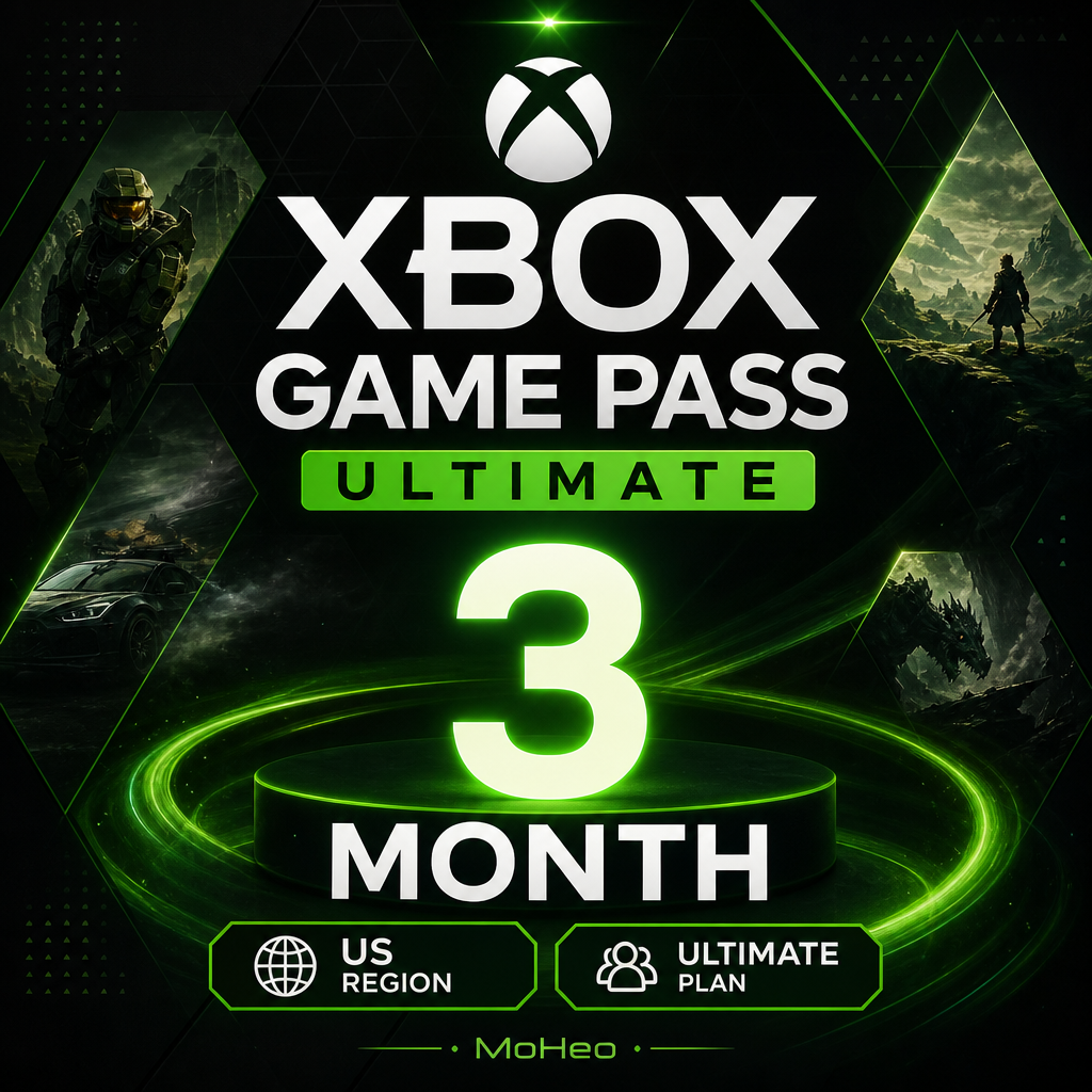 Xbox Game Pass 3 / Цифровой код подписки Ultimate / США
