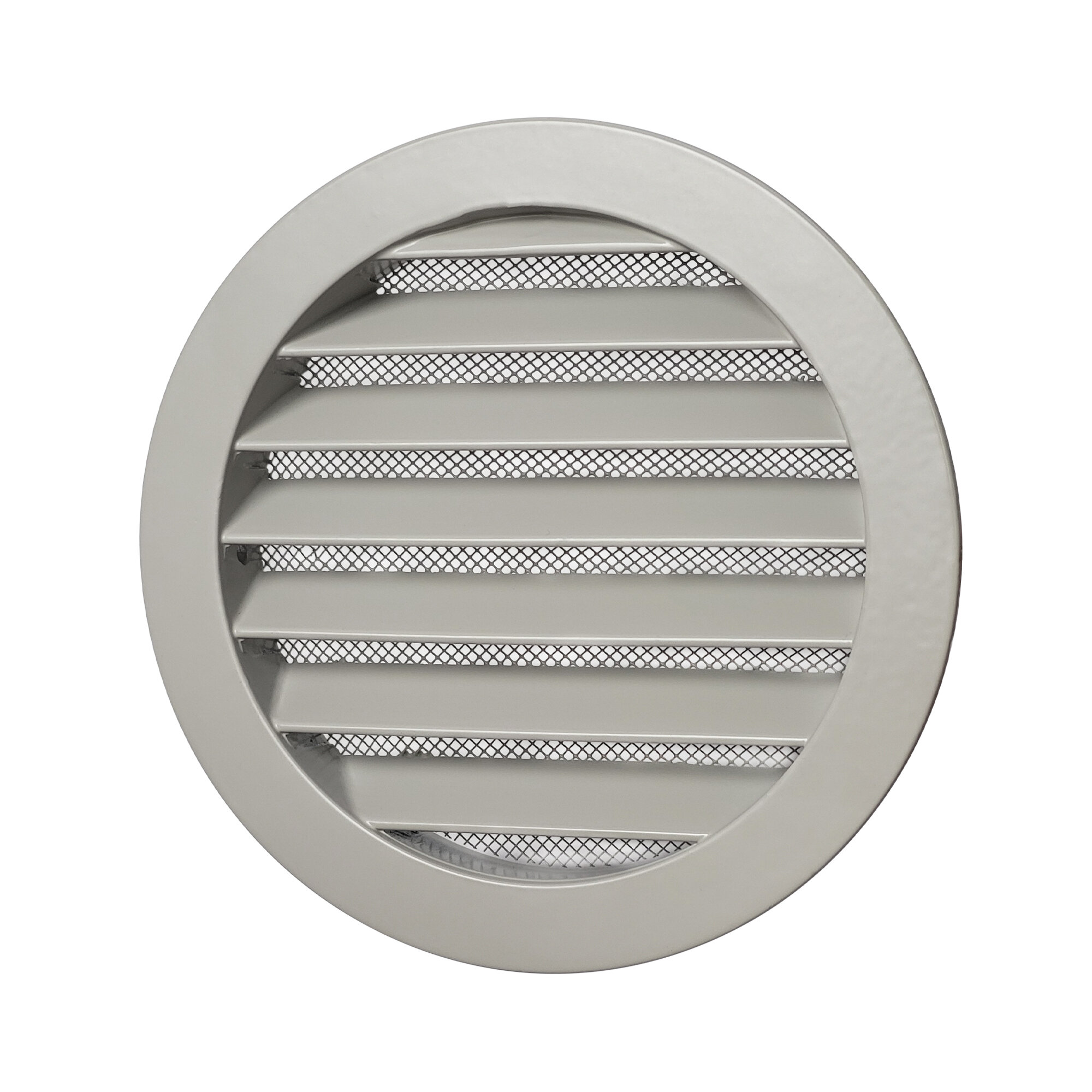 Решетка вентиляционная круглая D150 мм RAL7044 серый шелк матовый