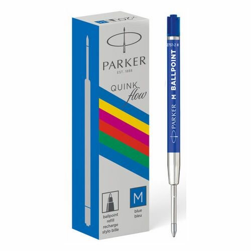 Стержень шариковый Parker QuinkFlow Basic Z09 (CW2166550) M 1мм синие чернила без упак.