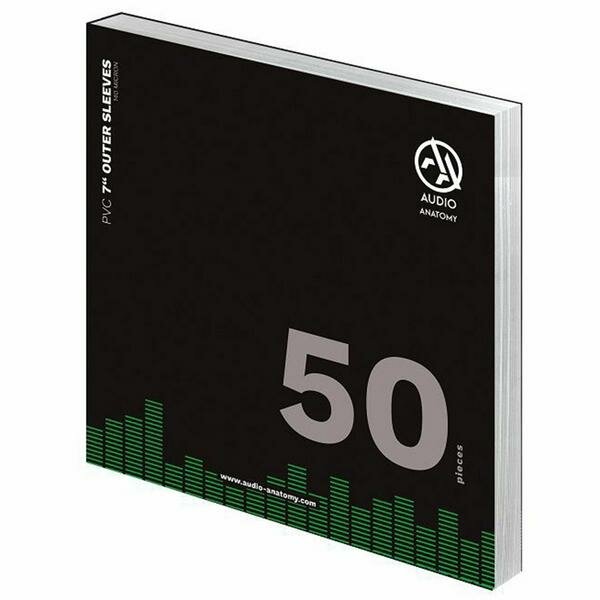 Конверт для виниловых пластинок Audio Anatomy 7" Vinyl Outer Sleeves PVC (50 шт.) (внешний)