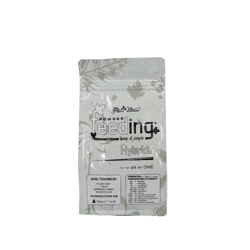 Удобрение минеральное для гибридных сортов Green House Powder Feeding Hybrids 0,5 кг
