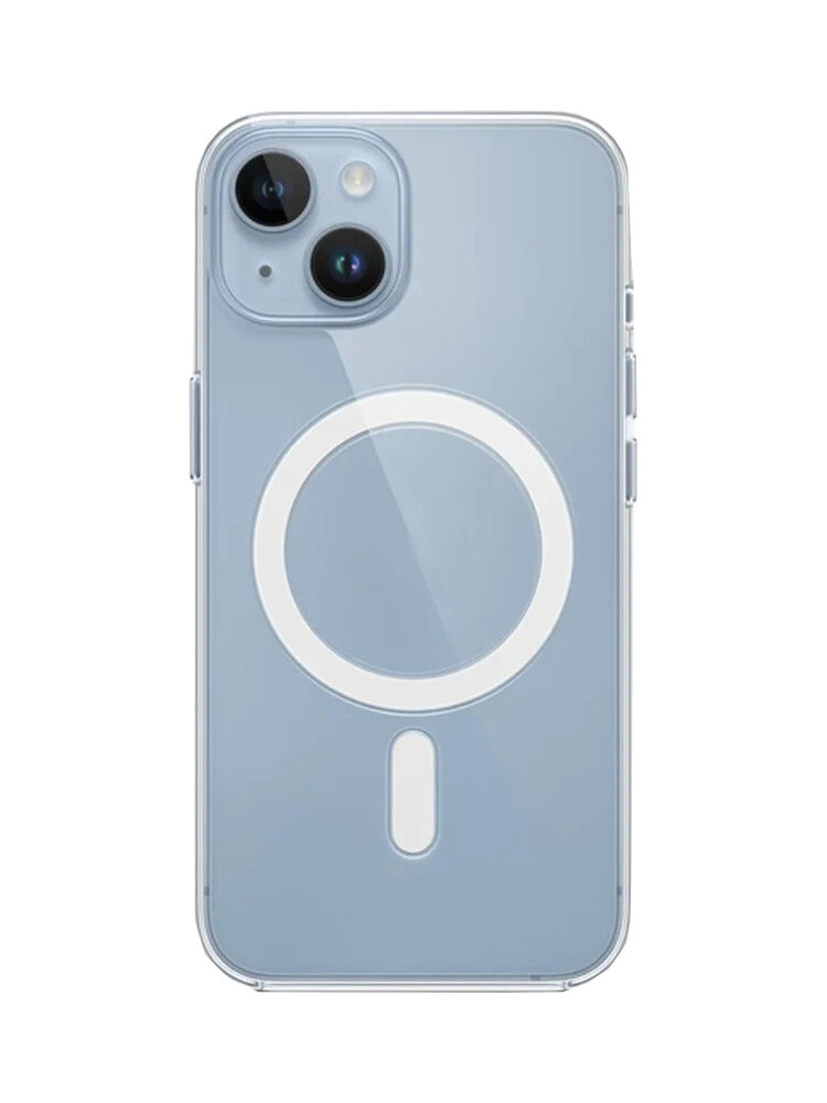 Чехол противоударный Devia Pure Clear Magnetic Shockproof Case для iPhone 14, прозрачный