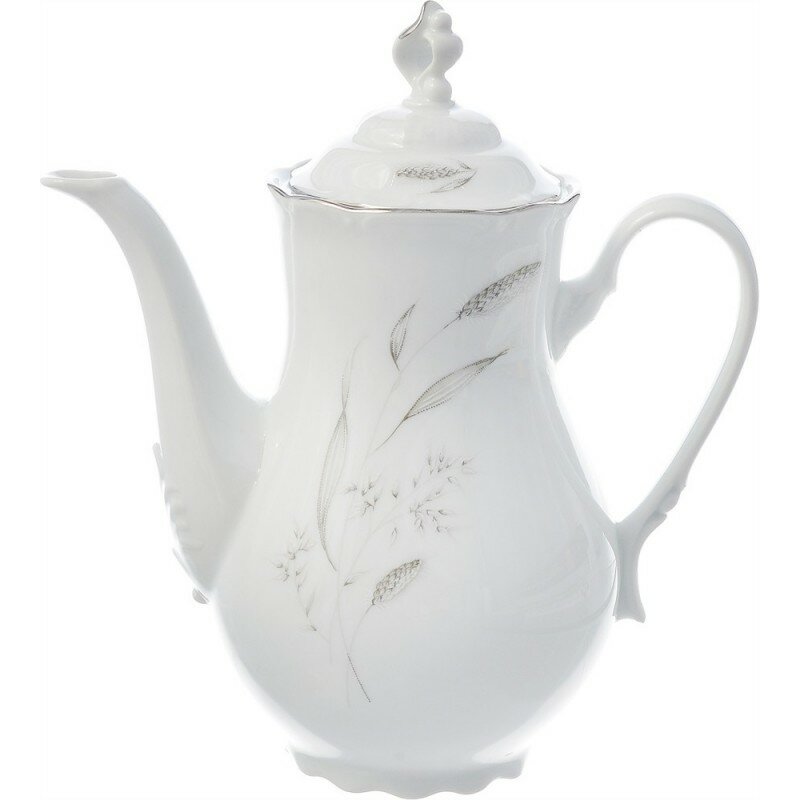 Кофейник 1200 мл Constance декор "Серебряные колосья"
