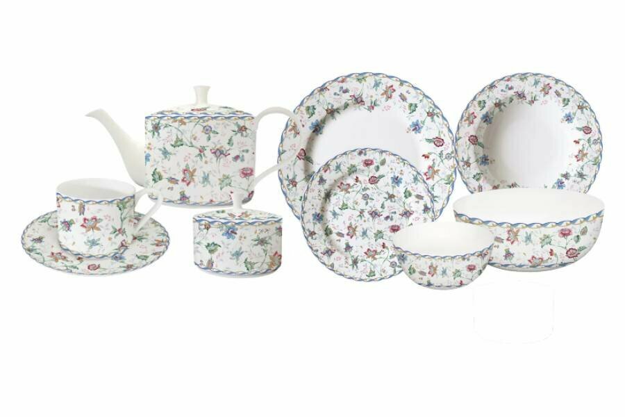 Сервиз обеденно-чайный Букингем, 6 персон, 35 предметов (Anna Lafarg Emily)