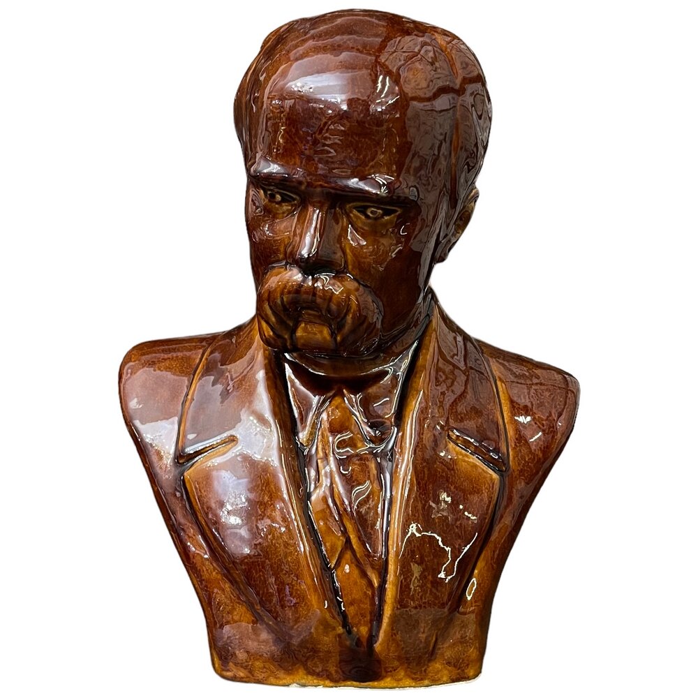 Керамический бюст "Т. Г. Шевченко" 1960-1970 гг. СССР (2)