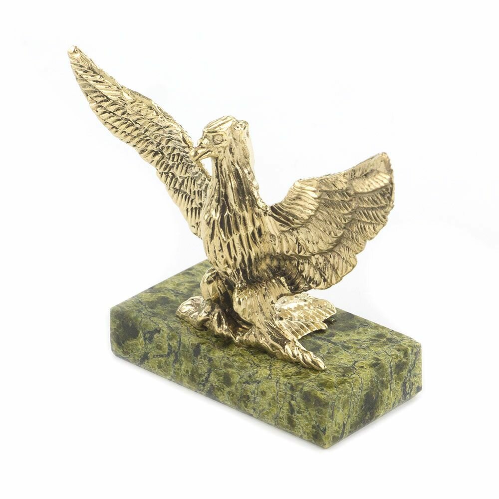 Статуэтка из бронзы и змеевика "Орел" 119710