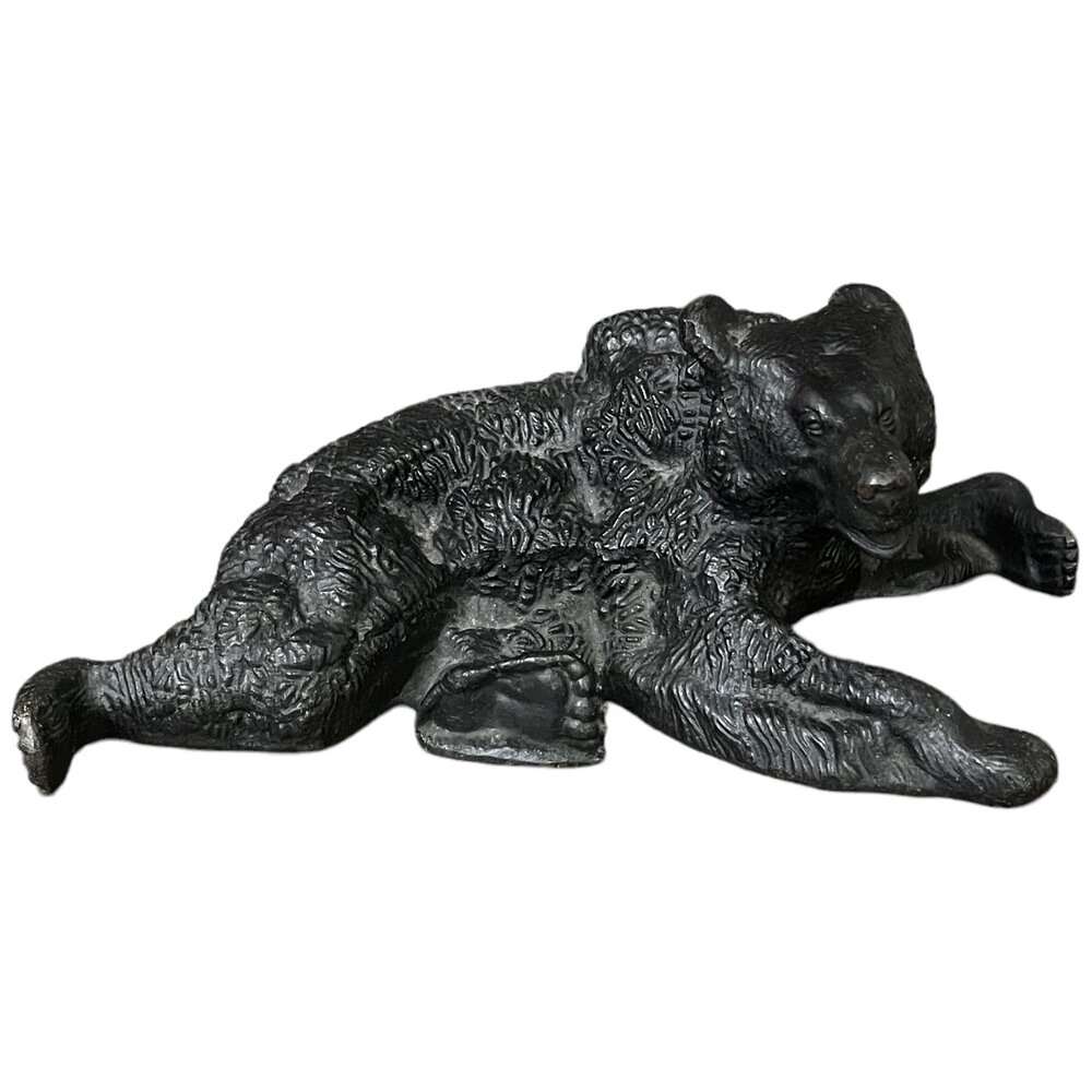 Чугунная статуэтка "Медведица (пресс-папье)" (б/р) 1960 г. Автор Н. И. Либерих, Куса, СССР (Лот №2)