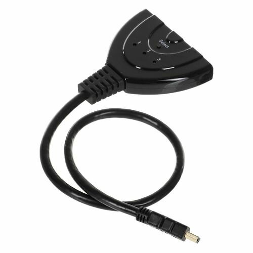 Переключатель аудио-видео PREMIER 5-871, HDMI (m) - HDMI (f) , HDMI (f), ver 1.4, 0.5м, черный [5-871 0.5]