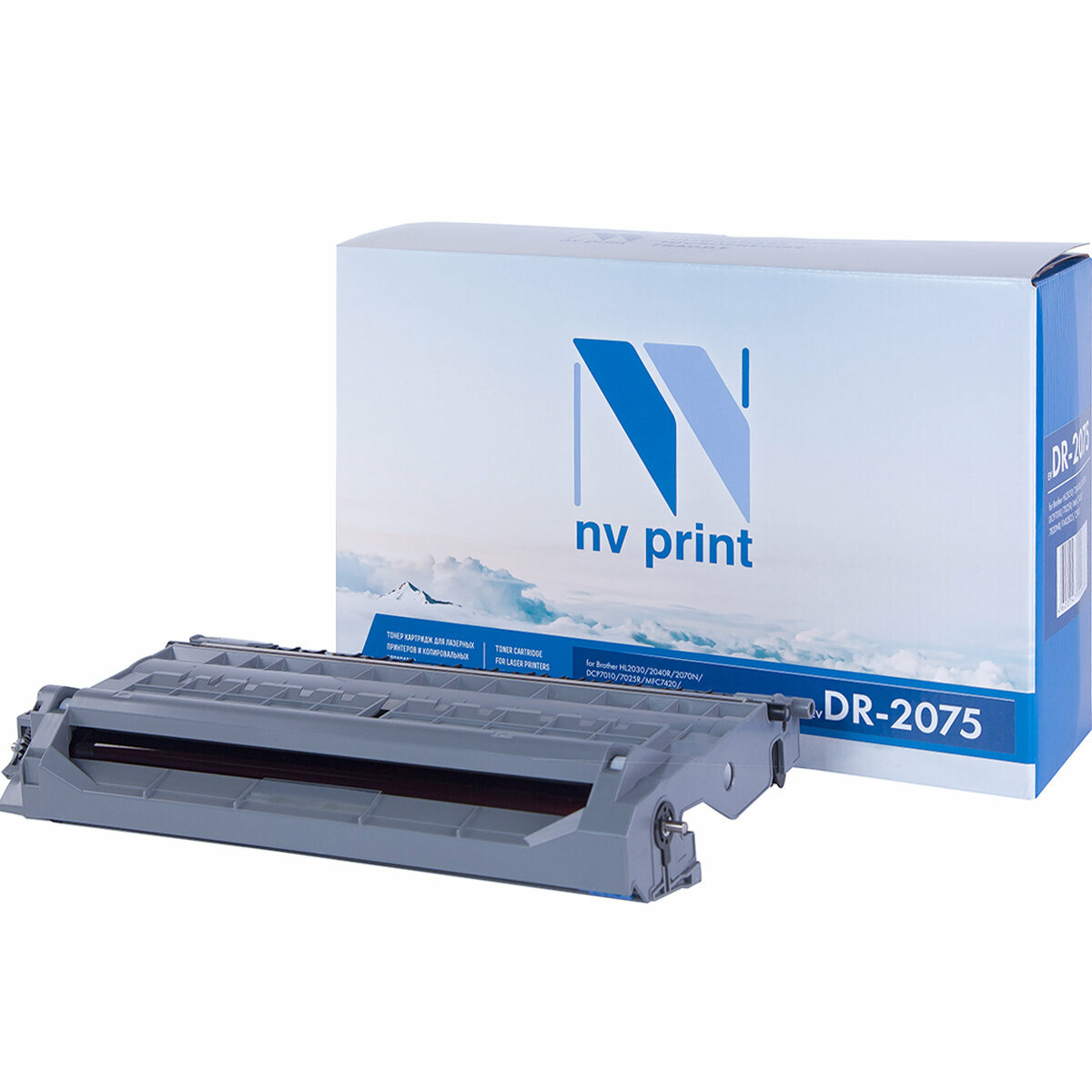 Барабан NV Print DR-2075 для Brother HL2030/ 2040/ 2070N/ MFC7420/ 7820N (черный) совместимый {18745}