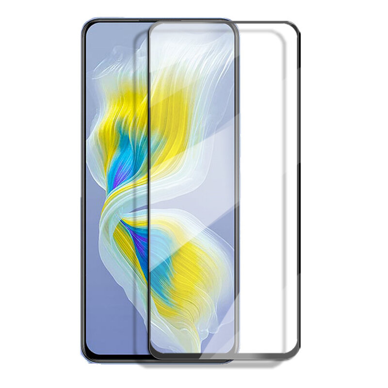 3D/5D защитное изогнутое стекло MyPads 5D Forti Glass для Tecno Camon 18 / 18P / 18T с олеофобным покрытием черное