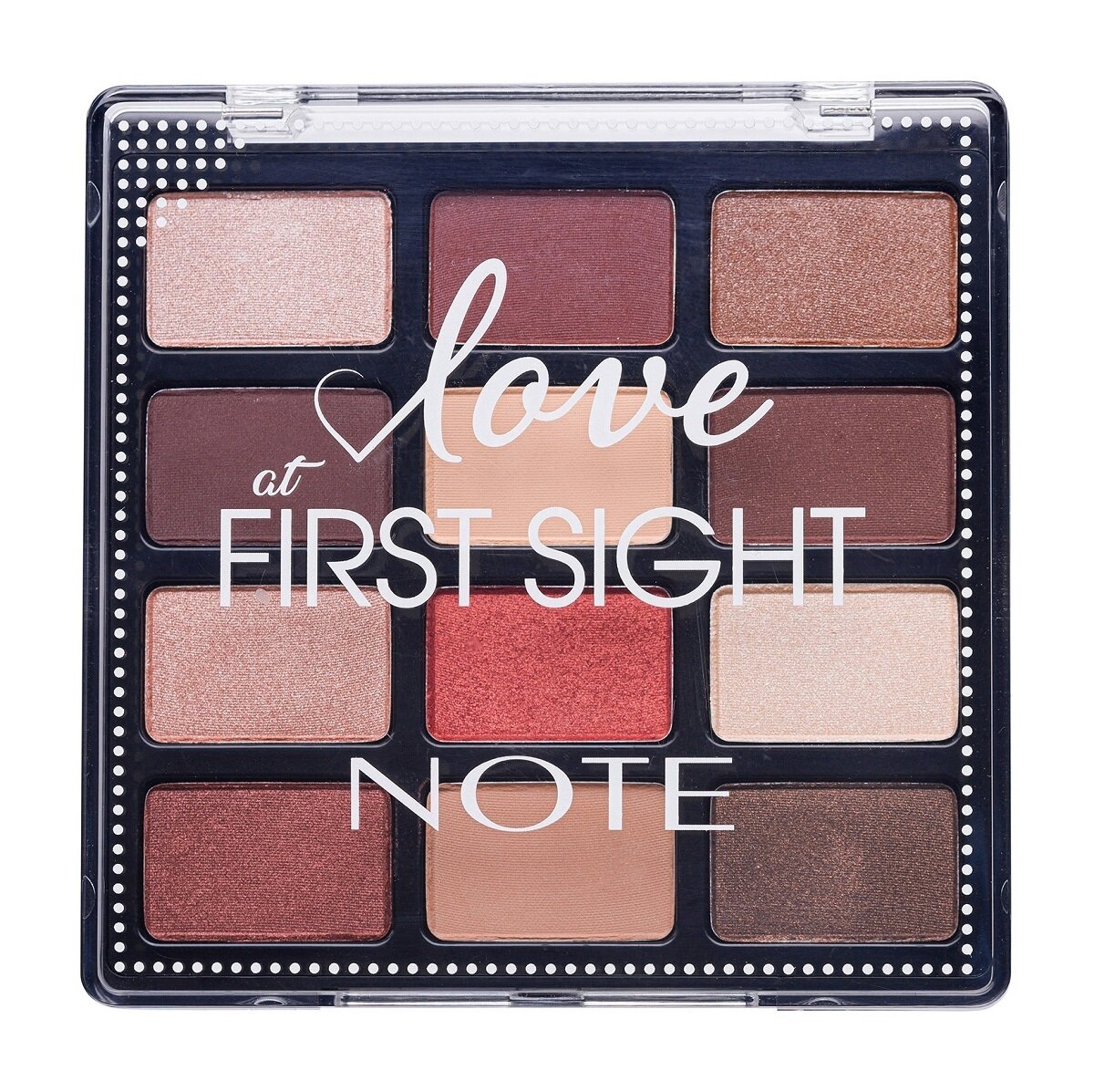 NOTE Тени для век из палитры 12 цветов Love At First Sight, 15,6 г, 202
