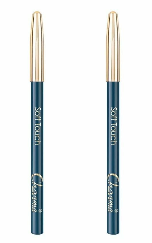 Charme Карандаш для век серии Soft Touch, Сафьяновый синий, 2 шт.