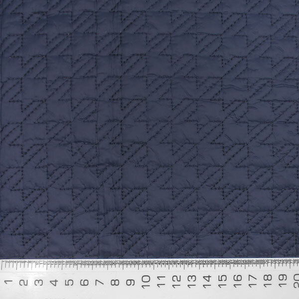 Курточная ткань Ткани-100 "Гусиные лапки", 100x140см, 100% полиэстер, темно-синяя