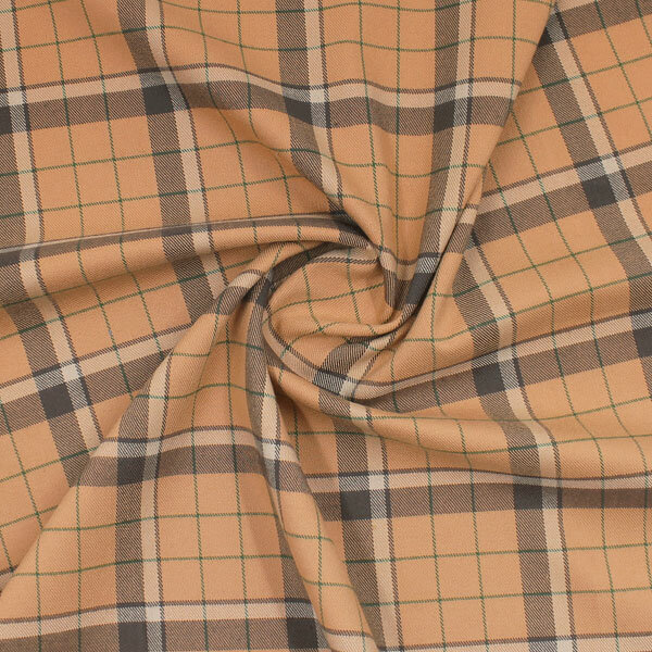 Костюмная ткань Ткани-100 "Клетка", 15%, 83%, 2%, отрезом, ширина 1.4м, длина 1м