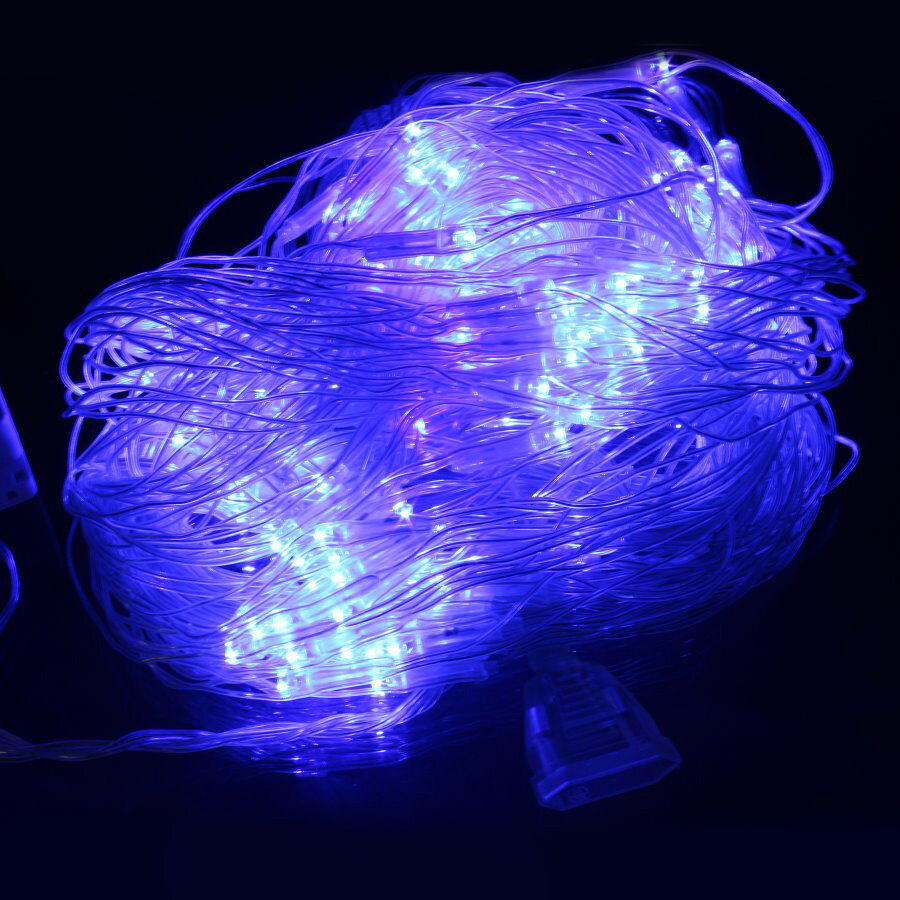 Гирлянда 190 СВД, синяя Сетка 3х2 метра