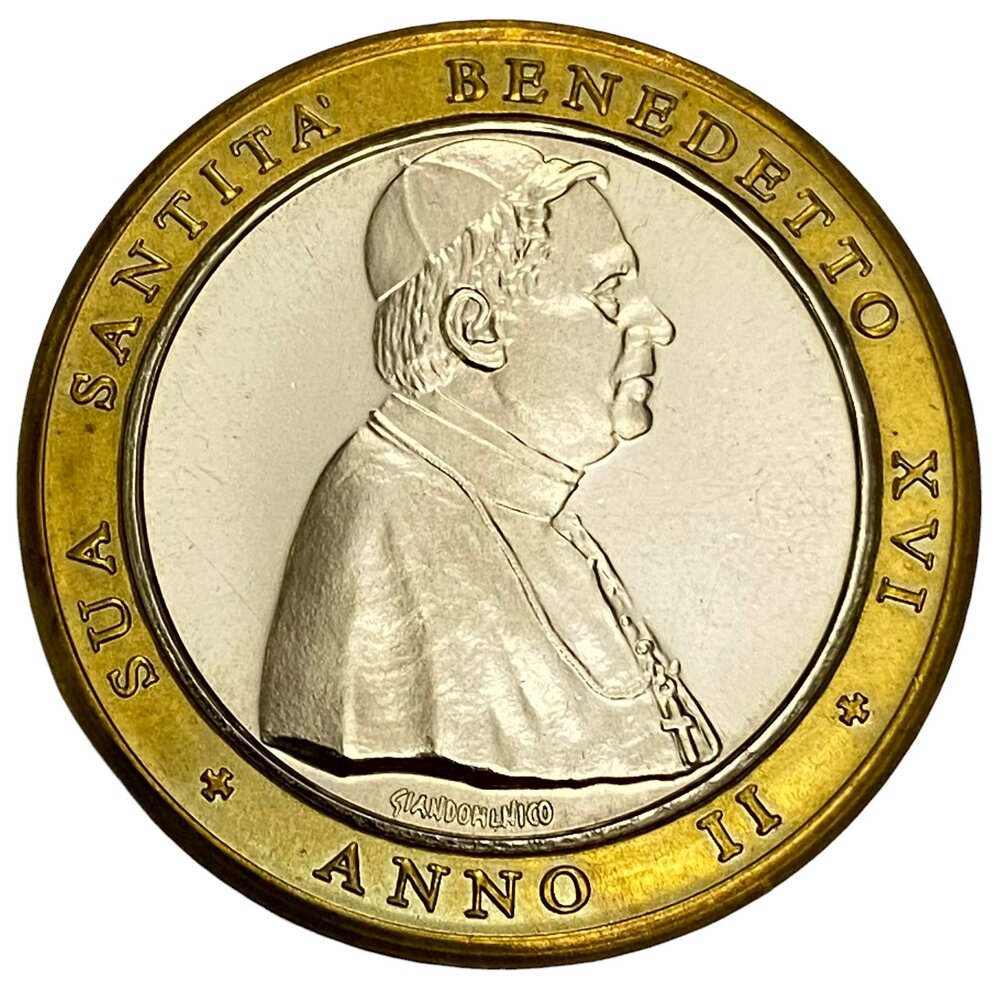 Ватикан, настольная медаль "Папа Бенедикт XVI. Собрание семей" 2006 г.