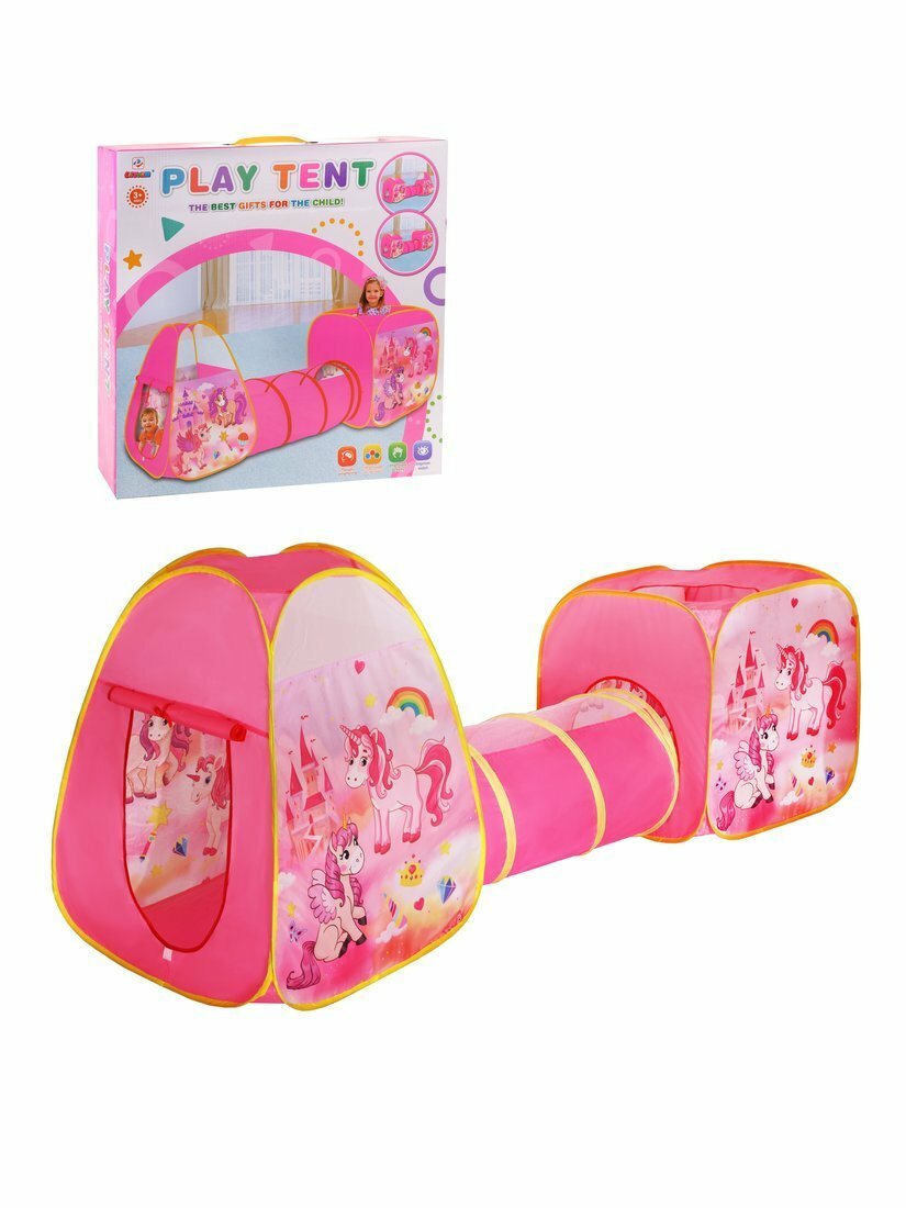 Палатка игровая с туннелем Наша Игрушка 995-5005-1