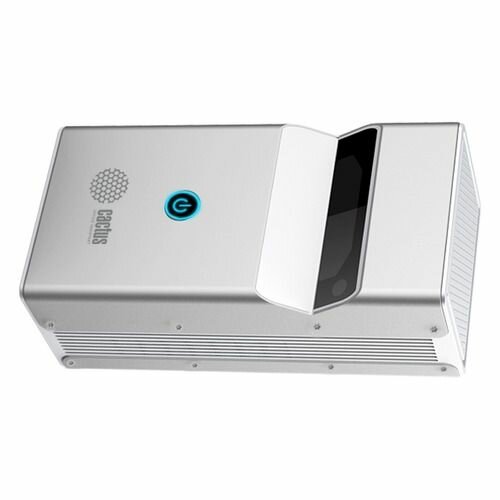 Проектор Cactus CS-PRU.03WT. Full HD-A, серебристый, Wi-Fi [cs-pru.03wt. wuxga-a]