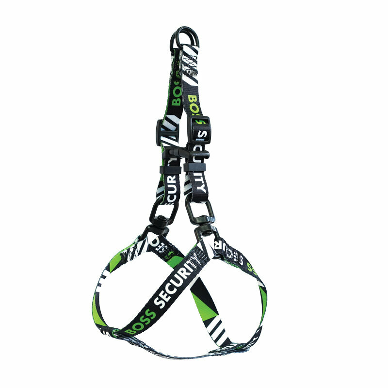 Шлейка для собак двусторонняя нейлоновая "Security" (53-77см )