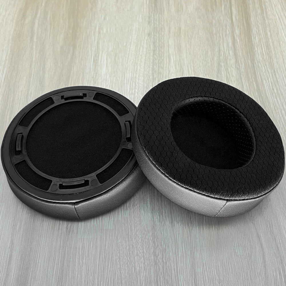 Амбушюры MyPads кожаные с тканевой прошивкой для наушников HIFIMAN HE400SE, 400i, 560HE6 черный